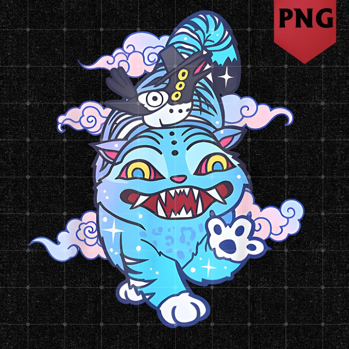 Curious Derpy Tiger and Sussie Bird , Kpop Demon Hunters PNG, Derpy ...