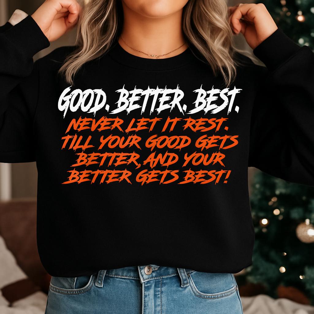 Good Better Best PNG Bundle, Motivational Quote Cliparts, Digital ...