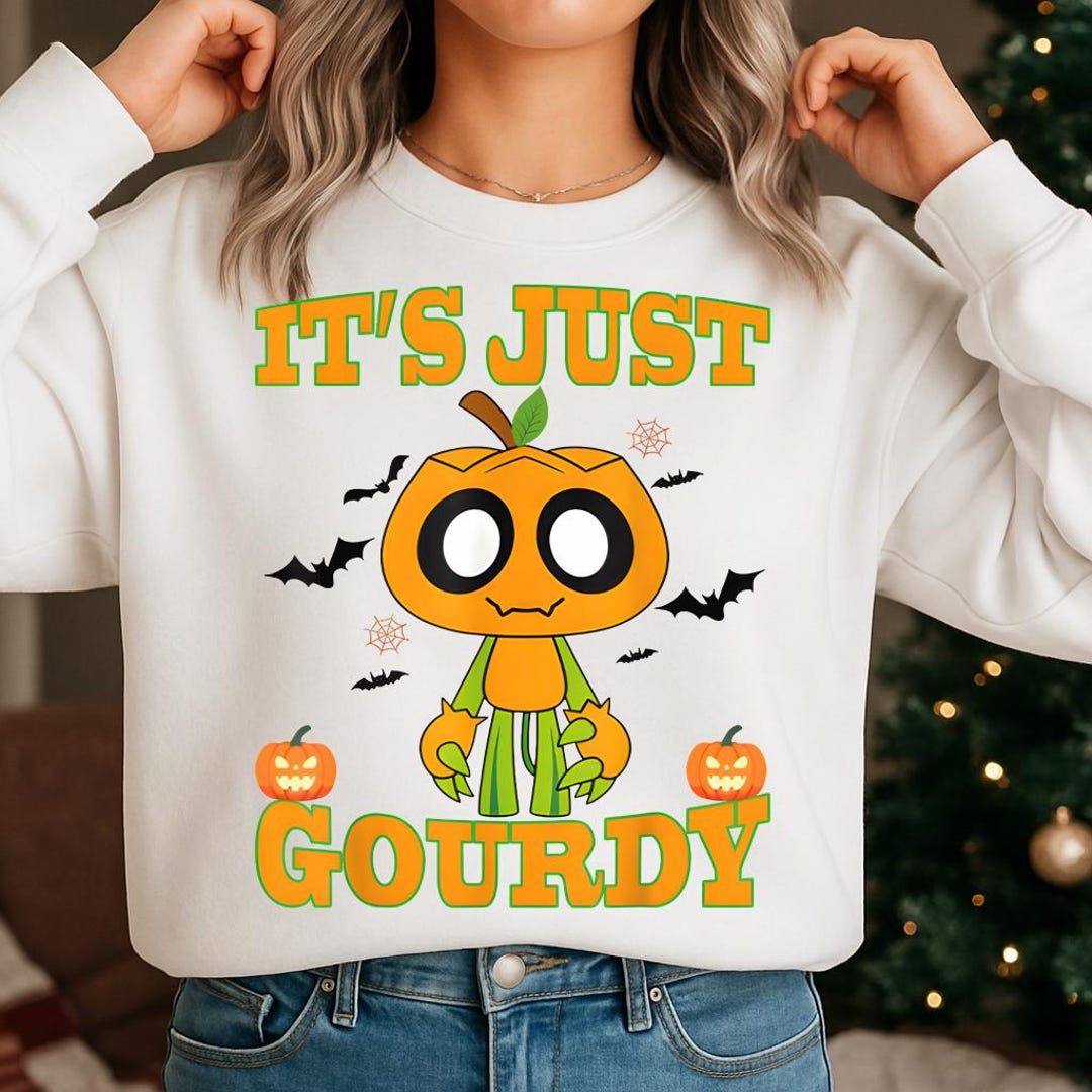 It’s Just Gourdy PNG – Funny Pumpkin Halloween Clipart – Cute Spooky ...