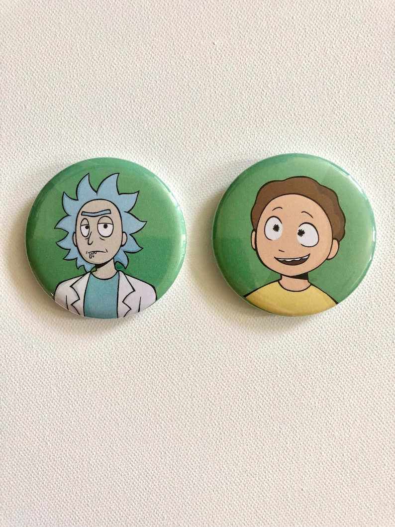 Rick and Morty Buttons !!! - Etsy