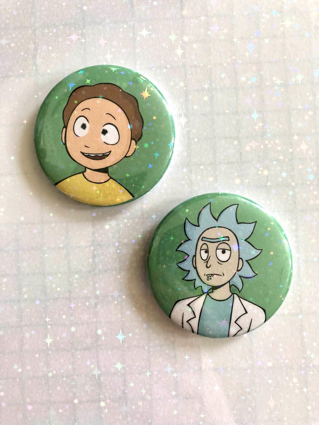 Rick and Morty Buttons !!! - Etsy