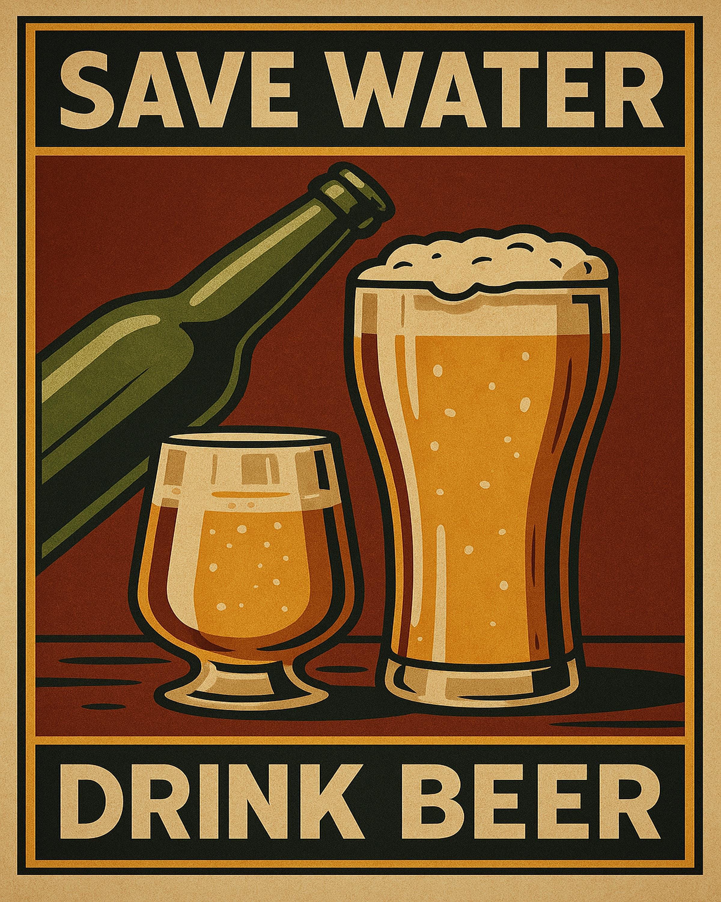 Retro Bar Poster – Cheers & Whiskey Vintage Wall Art Print for Home Bar ...