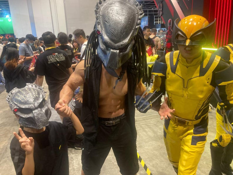 Predator Alien Cosplay Mask Helmet Halloween Prop - Etsy