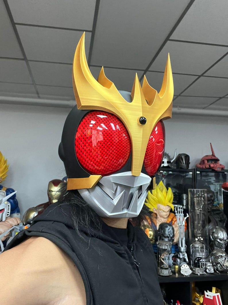 Kamen Rider Masked Rider Kuuga Helmet Mask Cosplay Head Prop Dressing ...