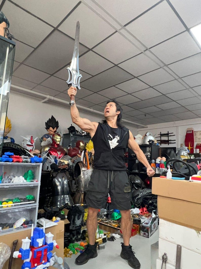He-man Power Sword Cosplay Life Size Super Hero Metal Weapon Prop ...