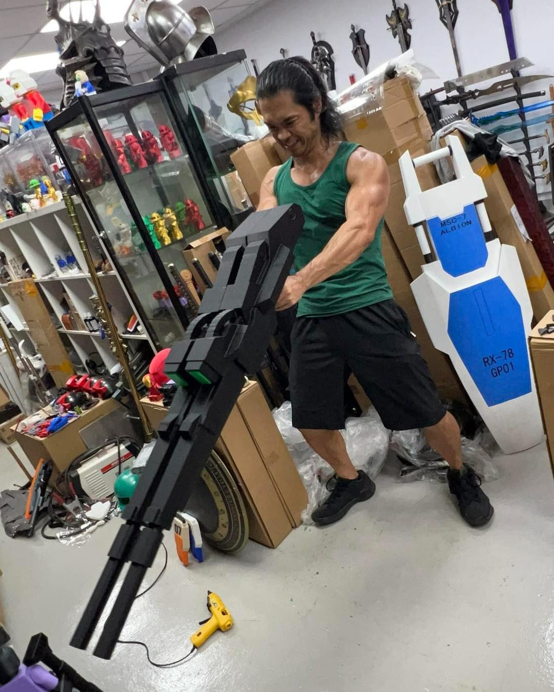3d Print Wing Gundam Zero Buster Rifle Bazooka Beam Cosplay Weapon Prop ...