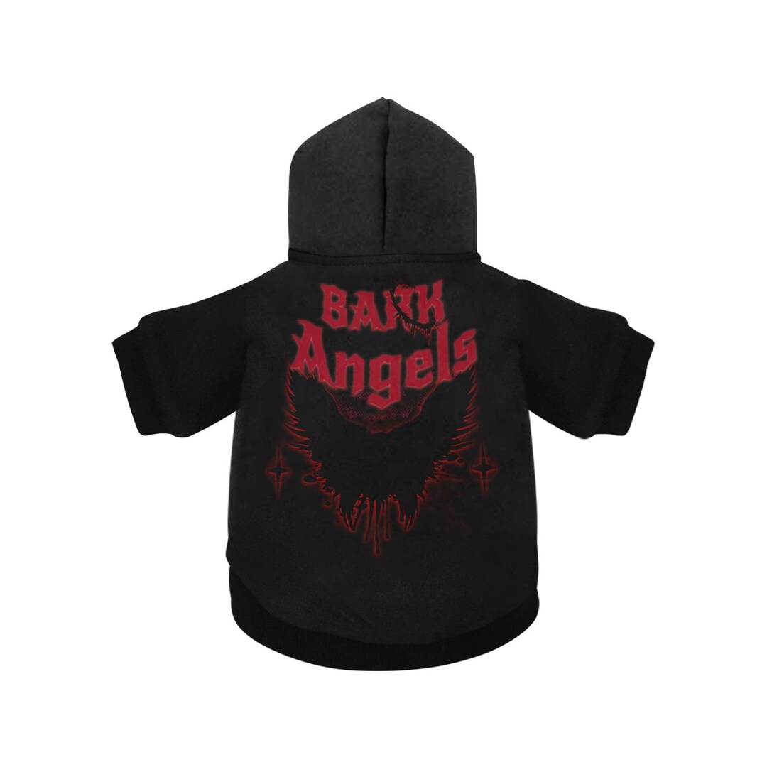 Bark Angels Logo Dog Pet Hoodie Black - Etsy