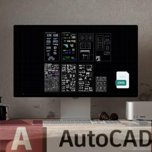 Autocad CAD Blocks Library Bundle: Interior, Exterior, Roof, Landscape ...