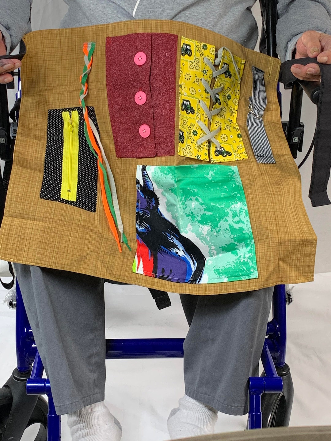 Activity Apron Lap, Fidget Apron. Sensory Apron for Dementia or ...