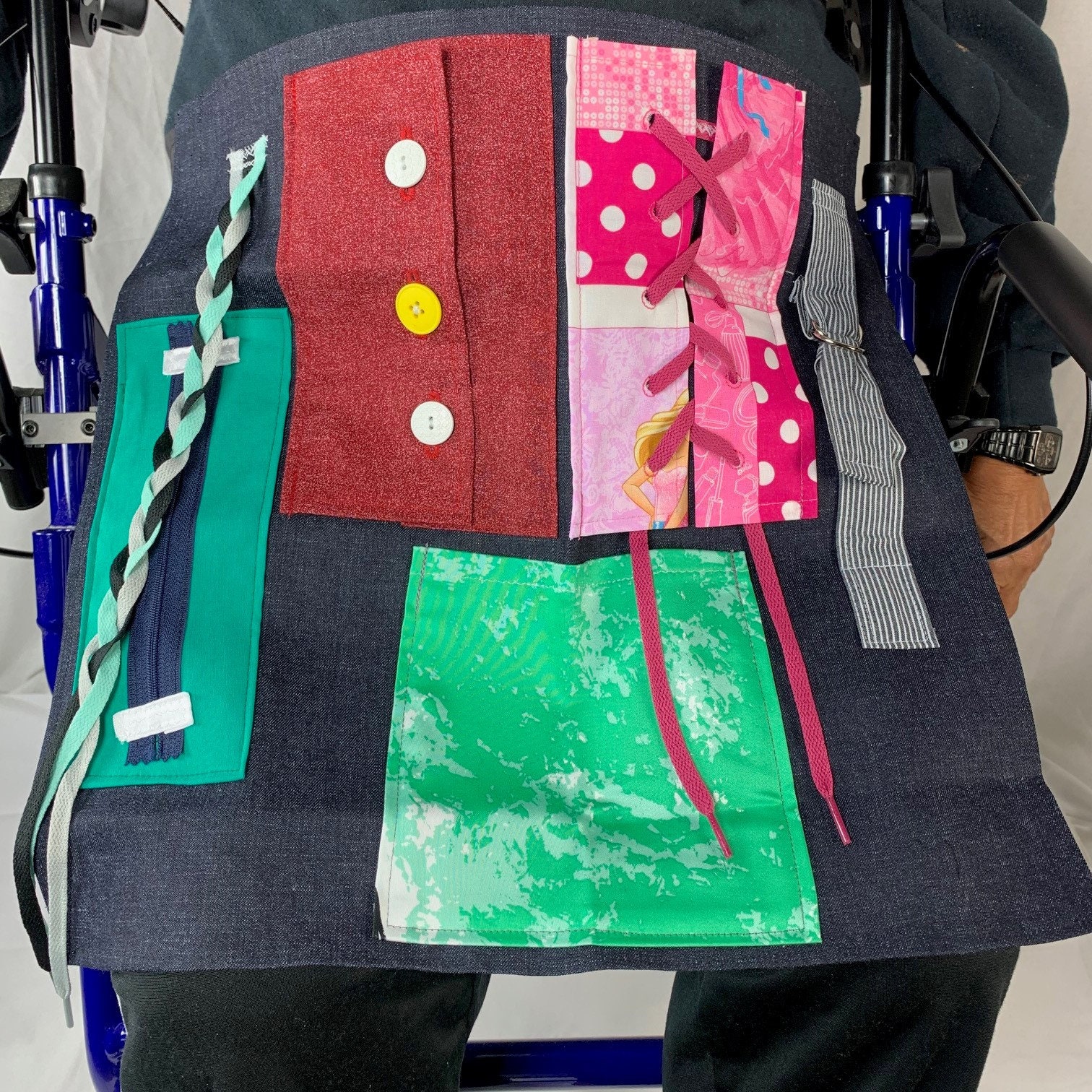 Activity Apron Lap, Fidget Apron. Sensory Apron for Dementia or ...