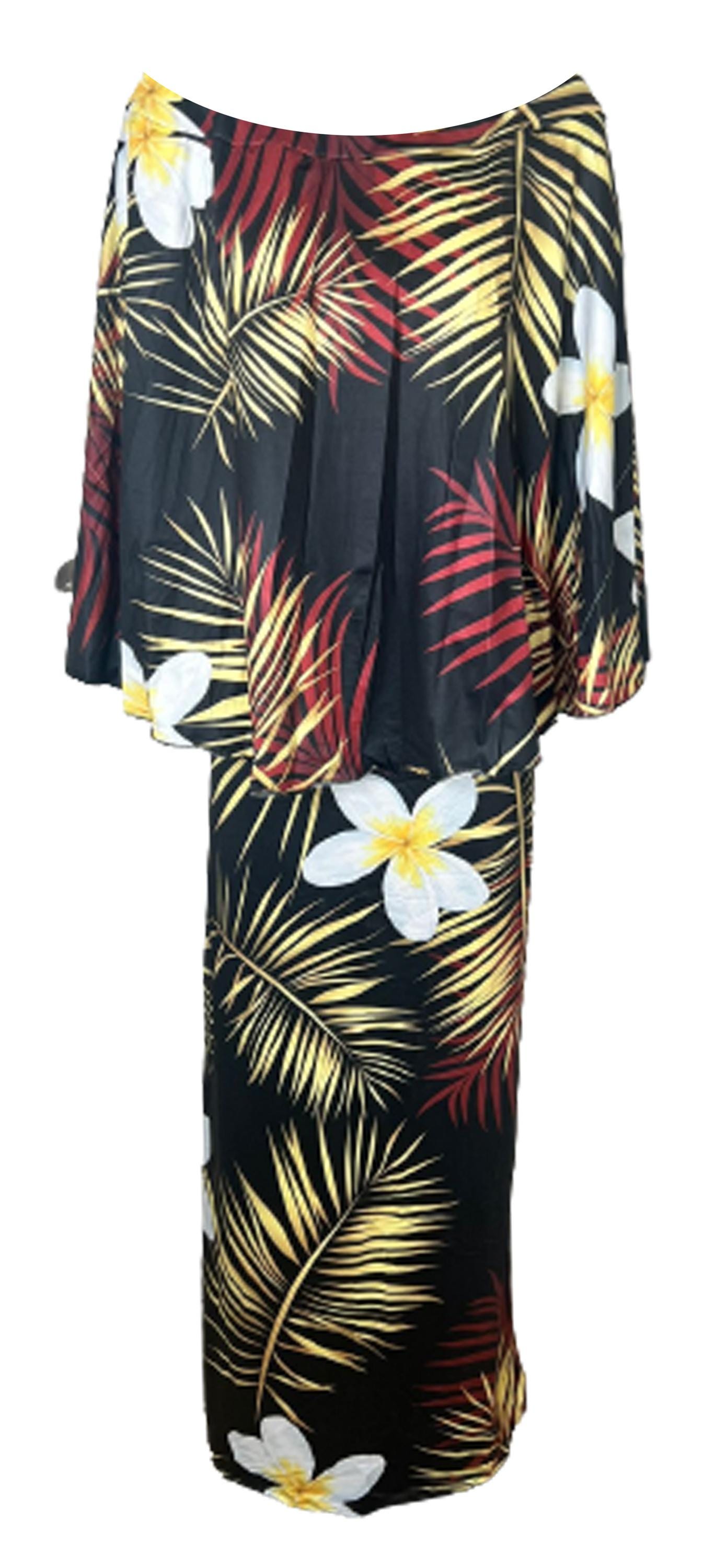 Tropical Pacific Island Overlay Dress – Flowy, Comfortable & Vibrant ...