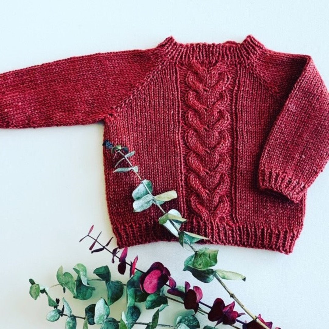 Hunter Sweater Knitting Pattern, English - Etsy