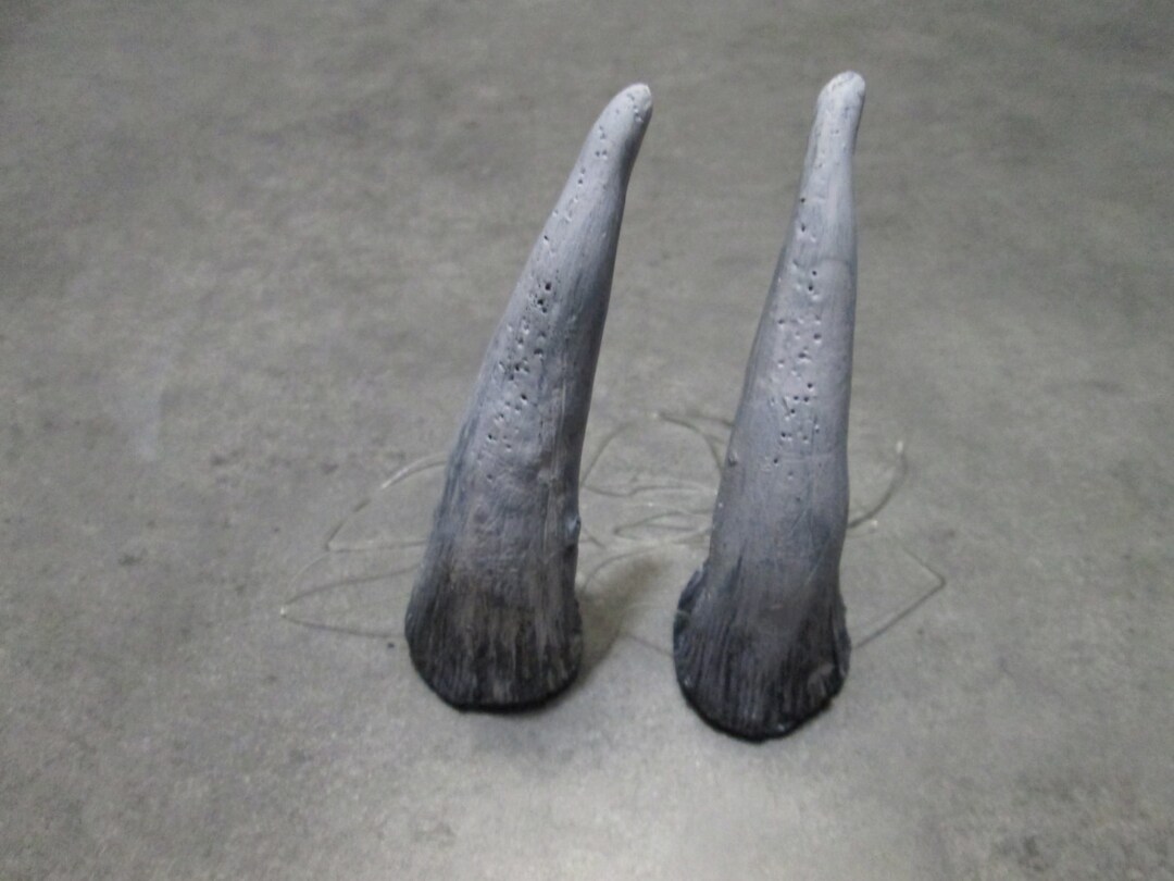 Small Horns, Handmade Horns, Hand Sculpted, Resin Horns, Wild Thing ...