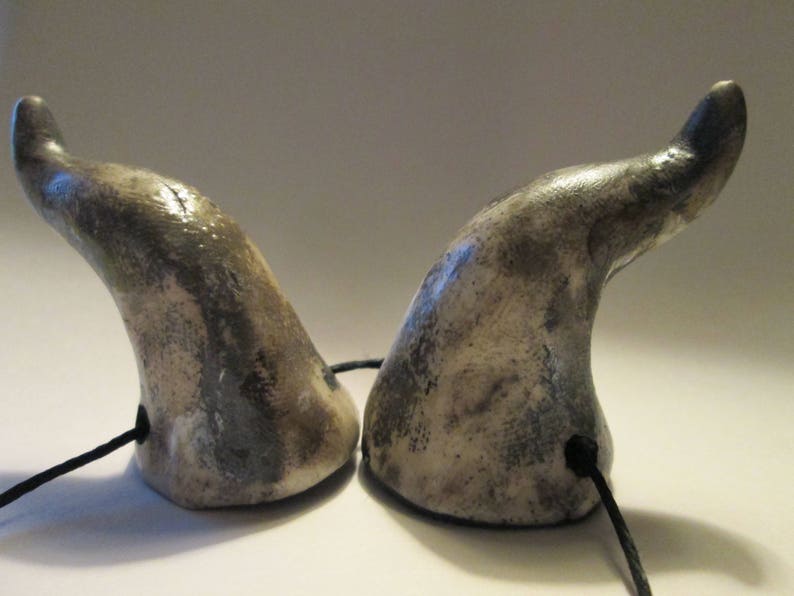 Small Horns, Pan, Tiny Fairy Horns, Curved, Handmade Satyr Horns, Teeny ...