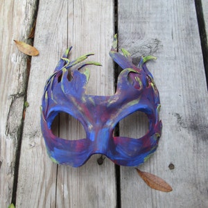 Handmade Resin Masquerade Mask: Flame Design, Mardi Gras Costume - Etsy