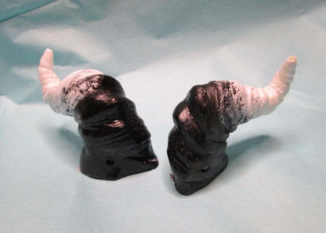 Small, Costume Horns, Twisted, Handmade Satyr Horns, Hand Sculpted ...