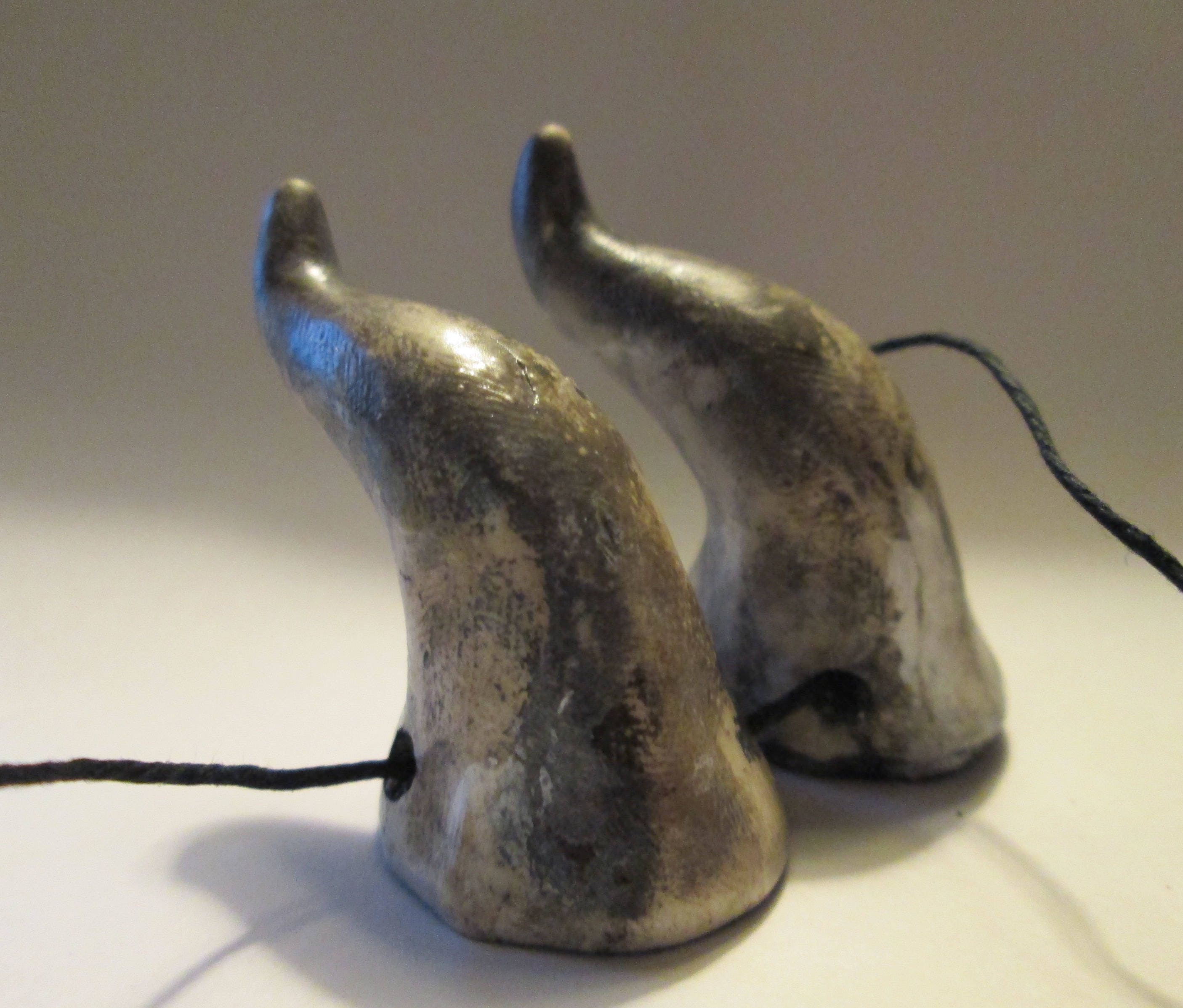 Small Horns, Pan, Tiny Fairy Horns, Curved, Handmade Satyr Horns, Teeny ...