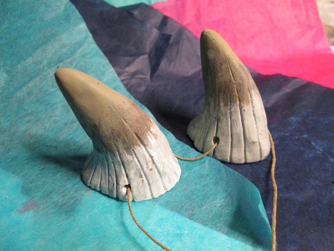 Small Pan Costume Horns, Hand Painted, Natural Color, Bone Colors ...