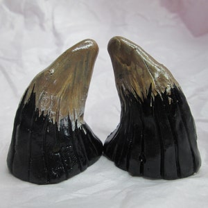 Small Pan Costume Horns, Hand Painted, Natural Color, Bone Colors ...