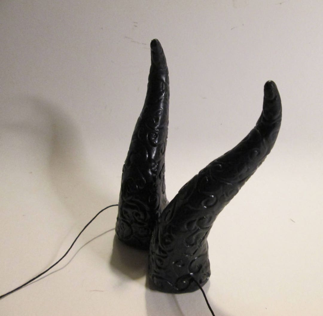 Custom Cosplay Horns, Swirl Design, Fantasy Costume, Made to Order - Etsy