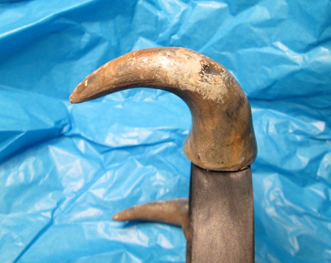 Curved, Small Bull Horns, Handmade, Satyr Horns, Wearable Costume Horns ...