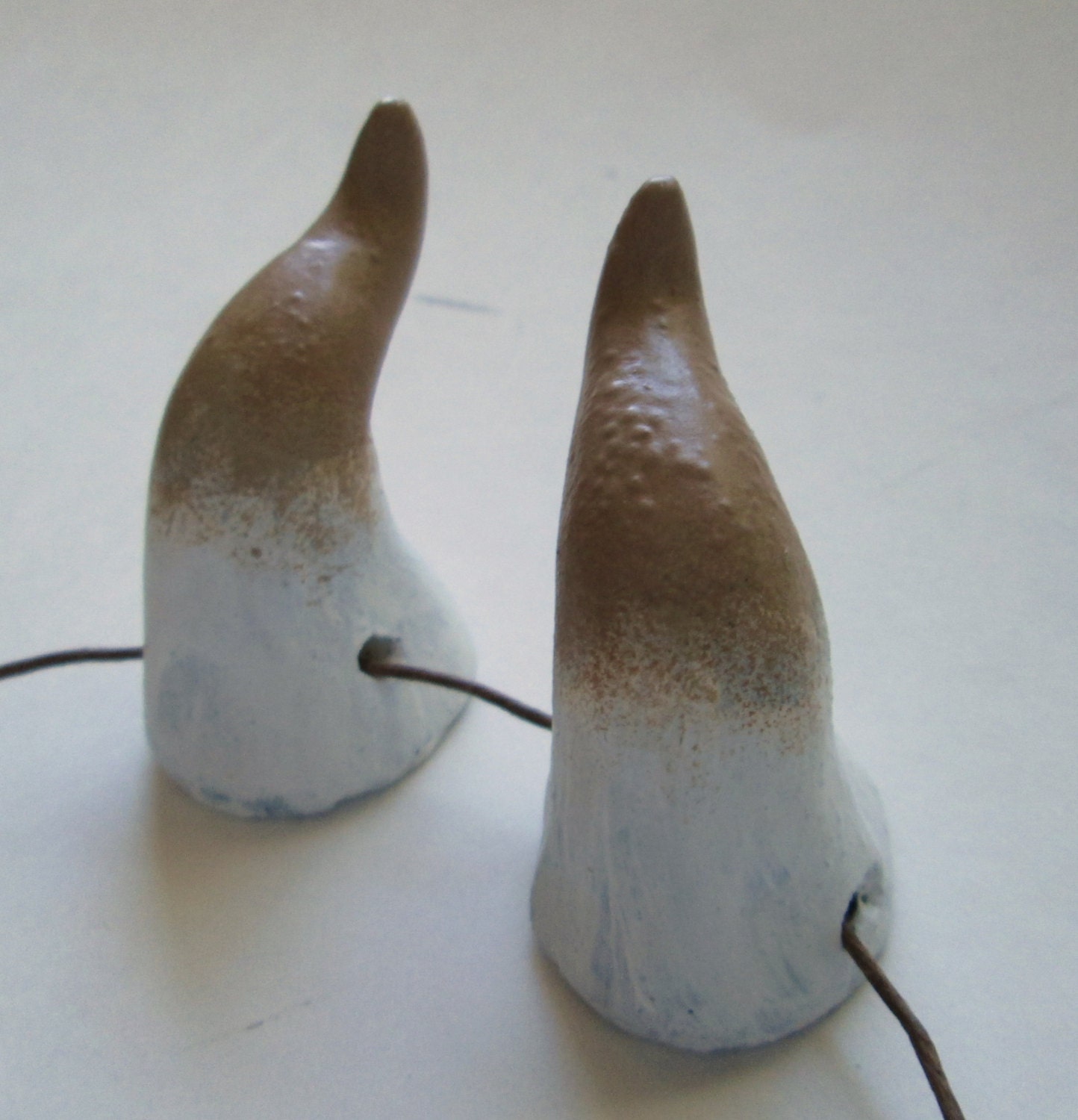 Small horns pan tiny fairy horns curved Handmade satyr | Etsy