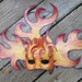One of a Kind Mask, Masquerade Mask, OOAK, Halloween Fire Mask, Flames ...