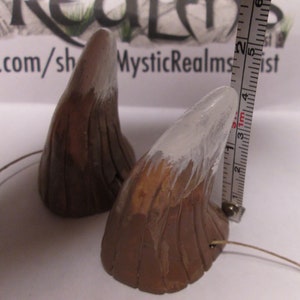 Small Pan Costume Horns, Hand Painted, Natural Color, Bone Colors ...