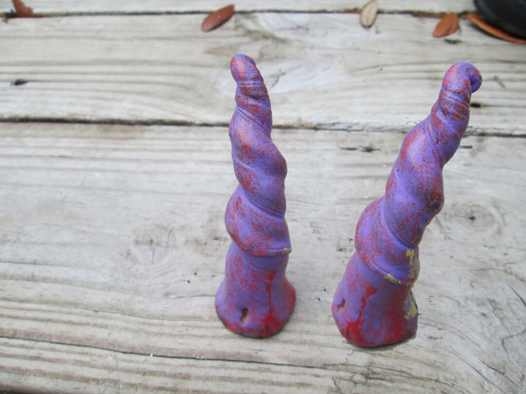 Handmade Resin Costume Horns, Lightweight Pan Horns, Color Choices - Etsy