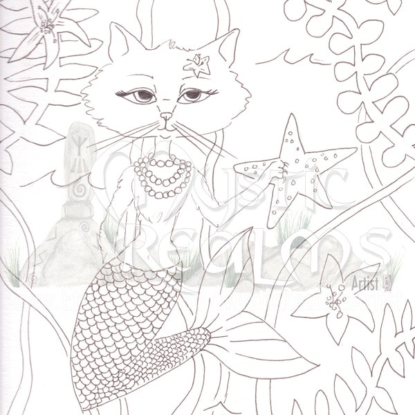 Mercat Coloring - Etsy