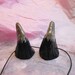 Small Pan Costume Horns Hand Painted Natural Color Bone - Etsy