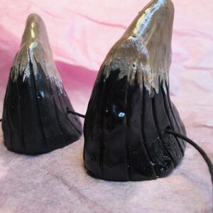 Small Pan Costume Horns, Hand Painted, Natural Color, Bone Colors ...