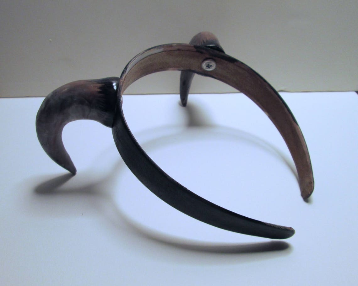 Curved Small Bull Horns Handmade Satyr Horns Wearable - Etsy