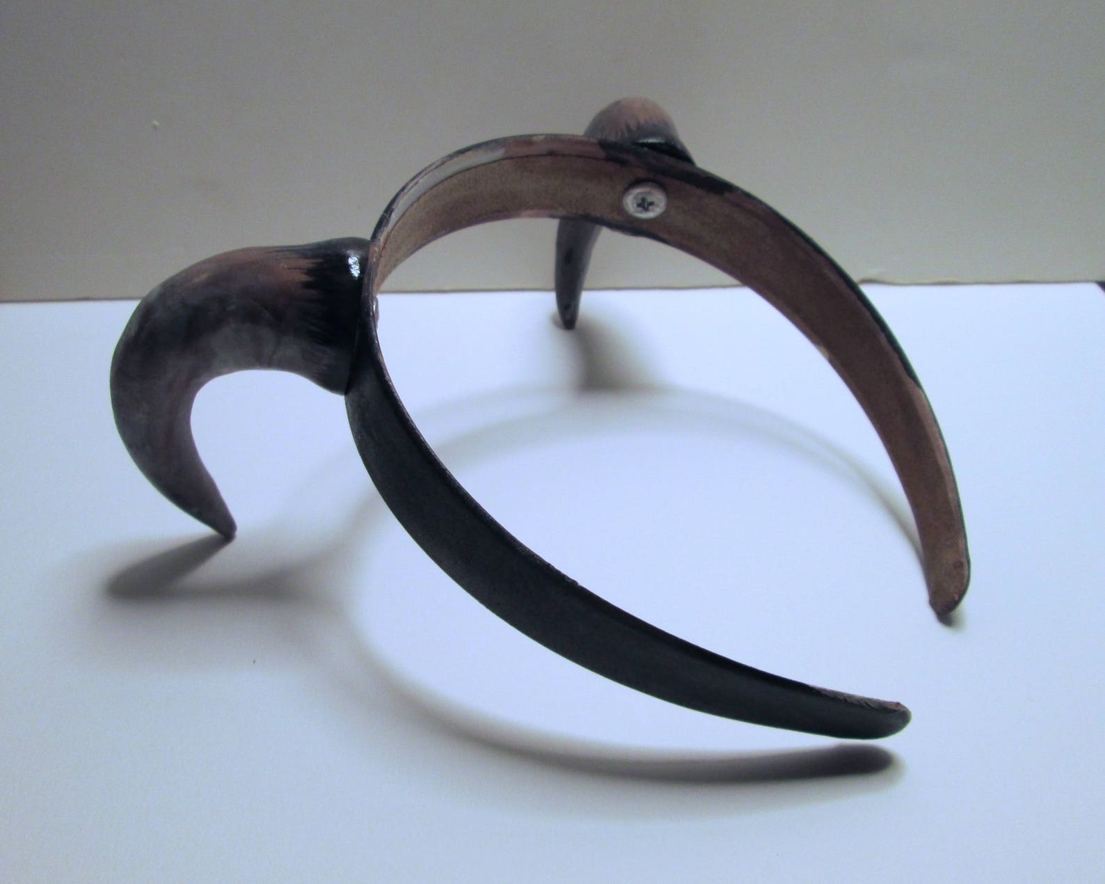 Curved Small Bull Horns Handmade Satyr Horns Wearable - Etsy