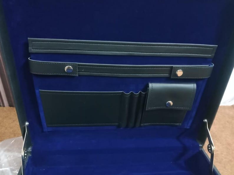 Masonic Regalia Apron Hard Case – Leather Carry Case for MM / WM Mason ...
