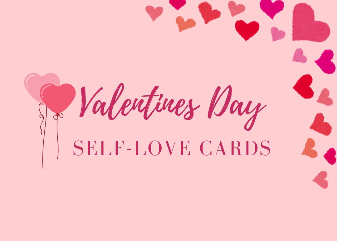 Valentines Day Self -love Cards - Etsy