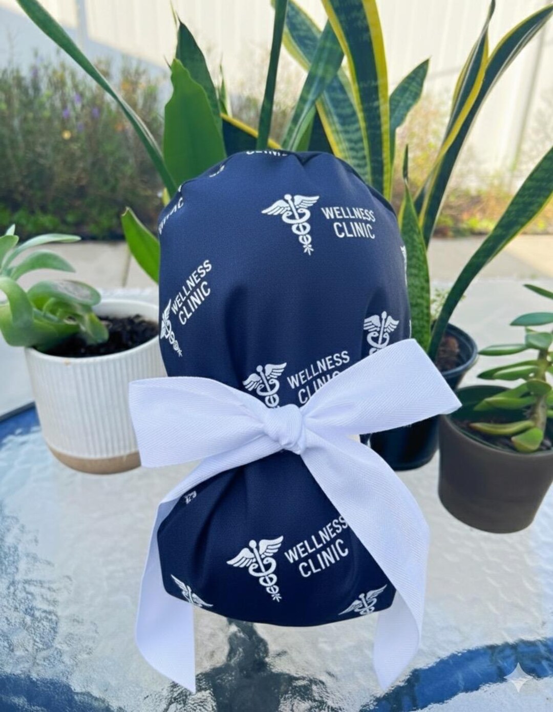 Custom Logo Scrub Cap With Clinic Branding – Personalized Medical ...
