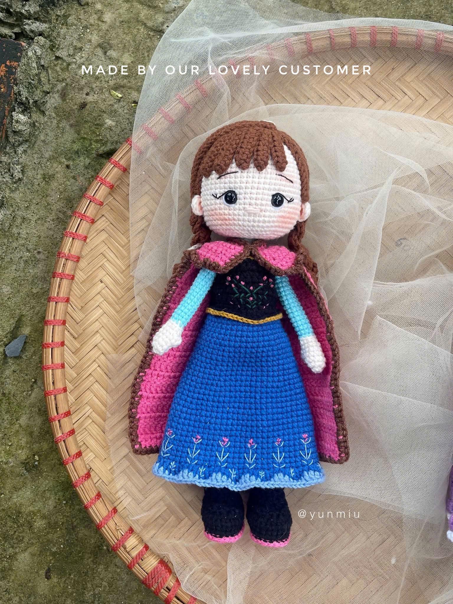 Winter Princess Doll Crochet Pattern Bundle, Autumn Princcess and Snow ...