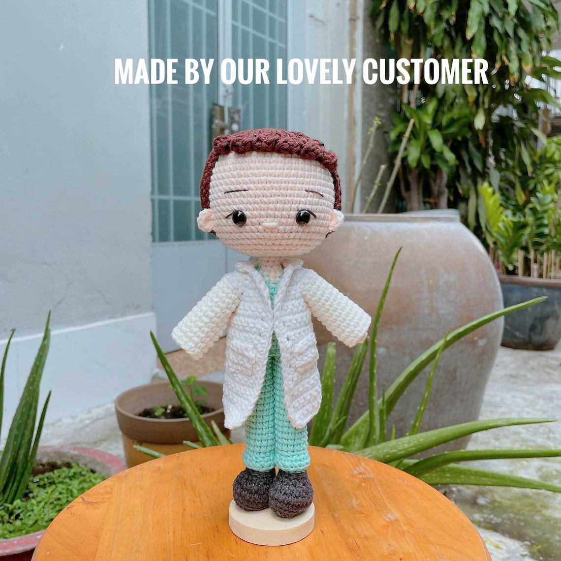 Doctor Amigurumi Crochet Pattern: Medical Staff Gift (PDF in English ...