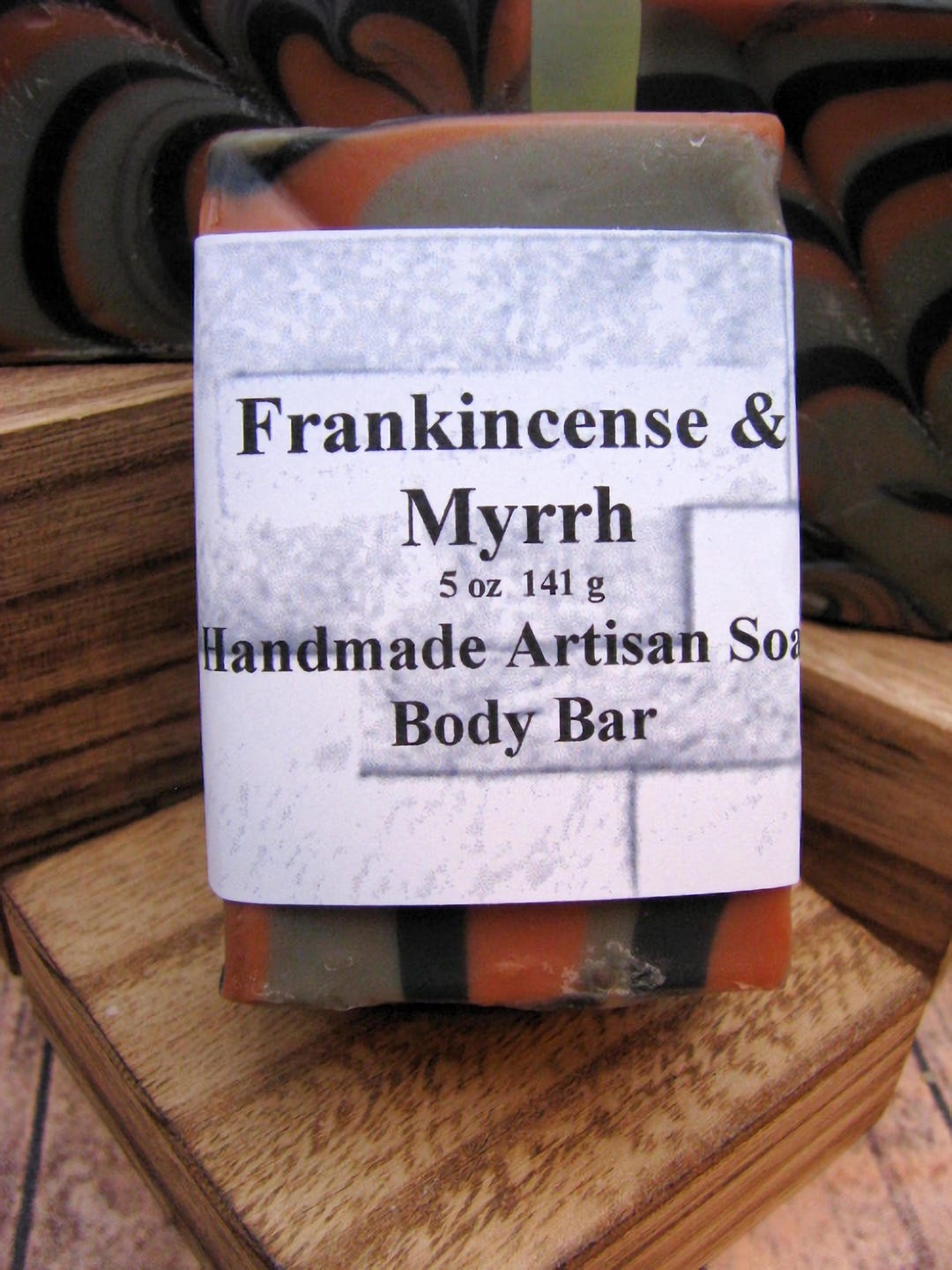 Frankincense & Myrrh Handmade Soap: Natural Body Bar, Holiday Scent - Etsy
