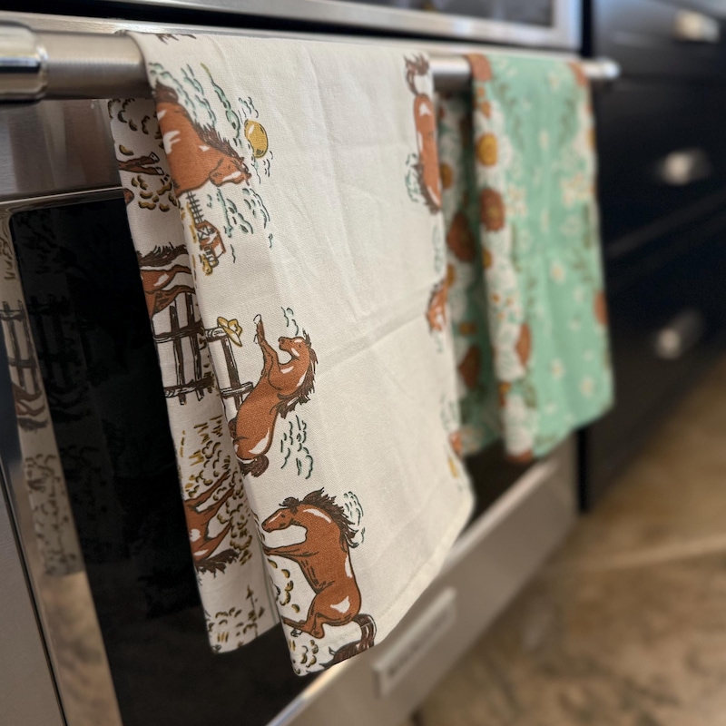 Western Hand Cotton Towels - Etsy