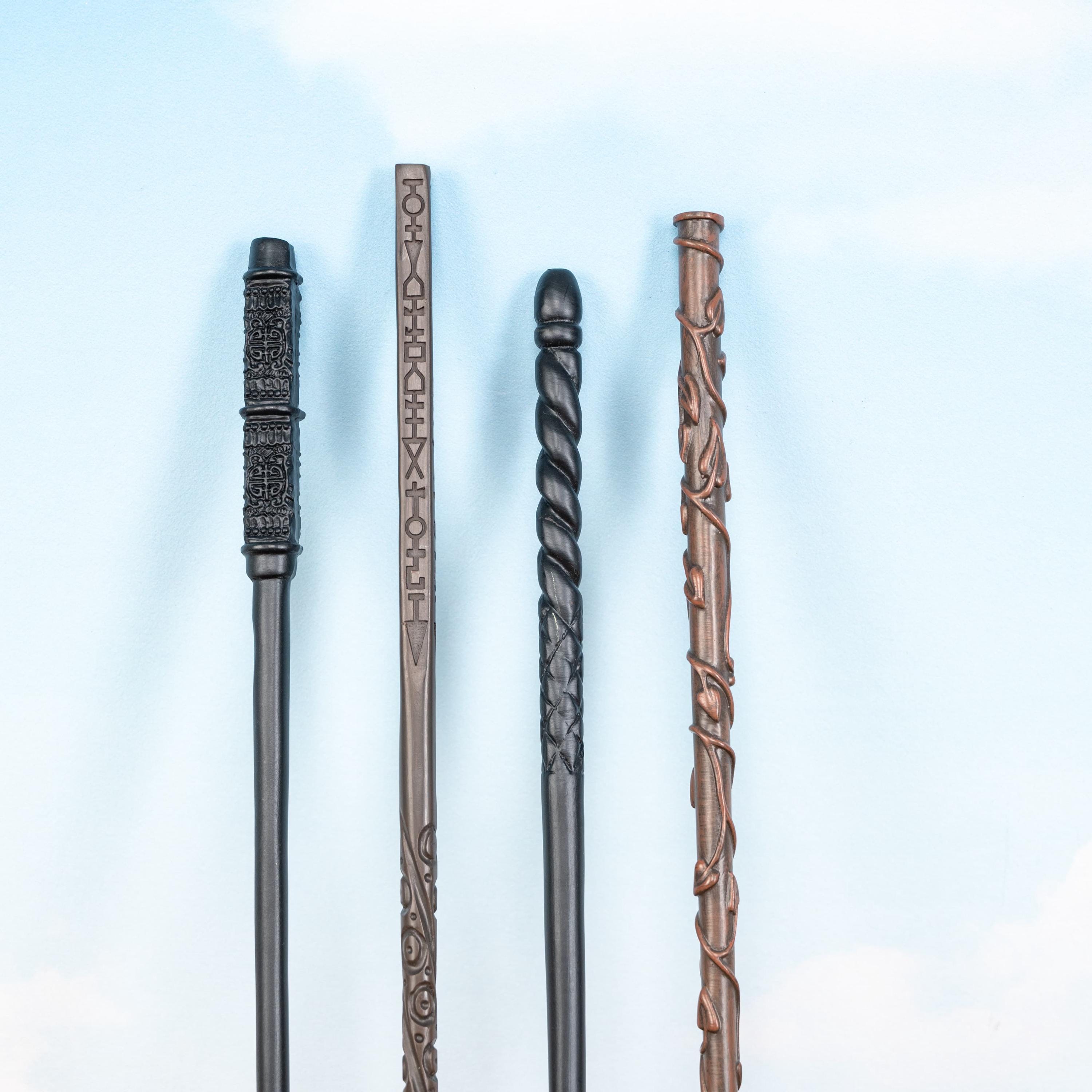 Magic Wizard Wand Set 11PCS Fantasy Cosplay Staff Replica Wands Holiday ...