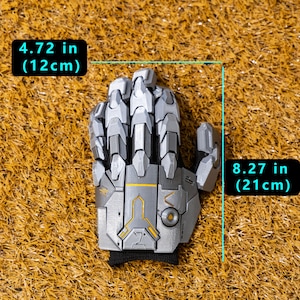 Cyberpunk Mecha Exoskeleton Gloves Futuristic Cosplay Gauntlet Robotic ...