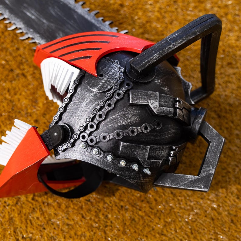 Mechanical Saw Monster Helmet Foam Crafted Horror Cosplay Mask Full ...
