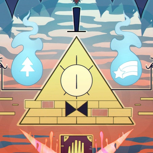 Beast With One Eye Bill Cipher Art Print - Etsy