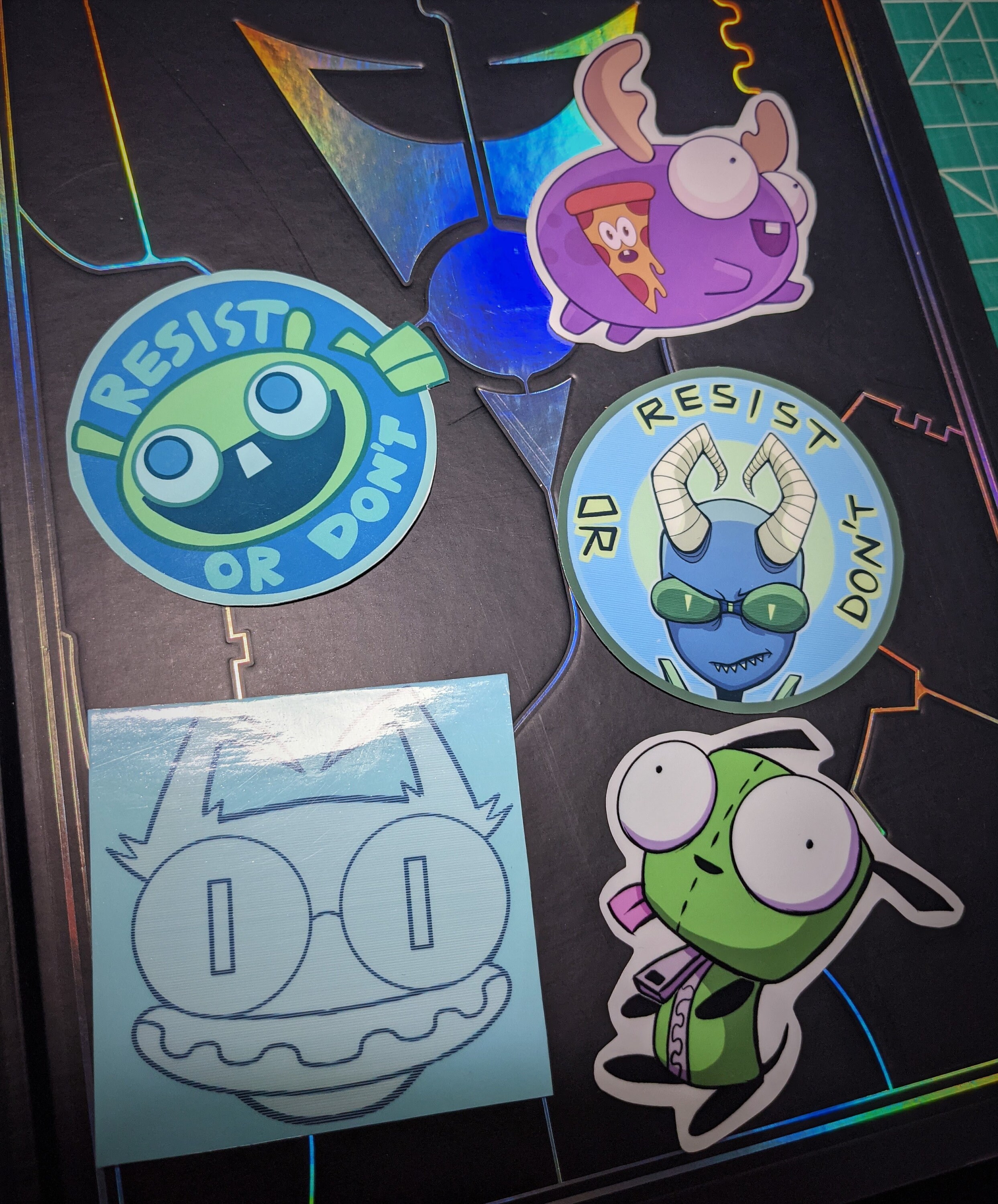 Invader Zim Vinyl Sticker PAK - Etsy