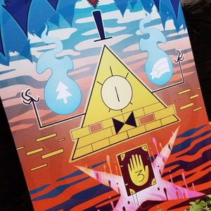 Beast With One Eye -- Bill Cipher Art Print - Etsy