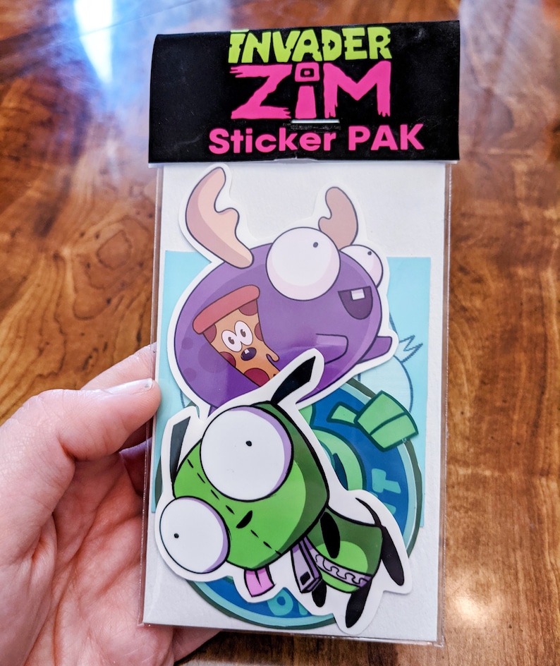 Invader Zim Vinyl Sticker PAK - Etsy
