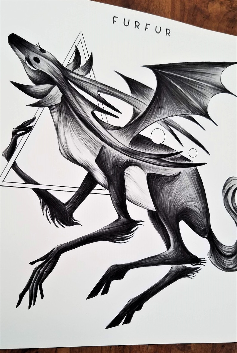 Ars Goetia Demon Prints | Etsy