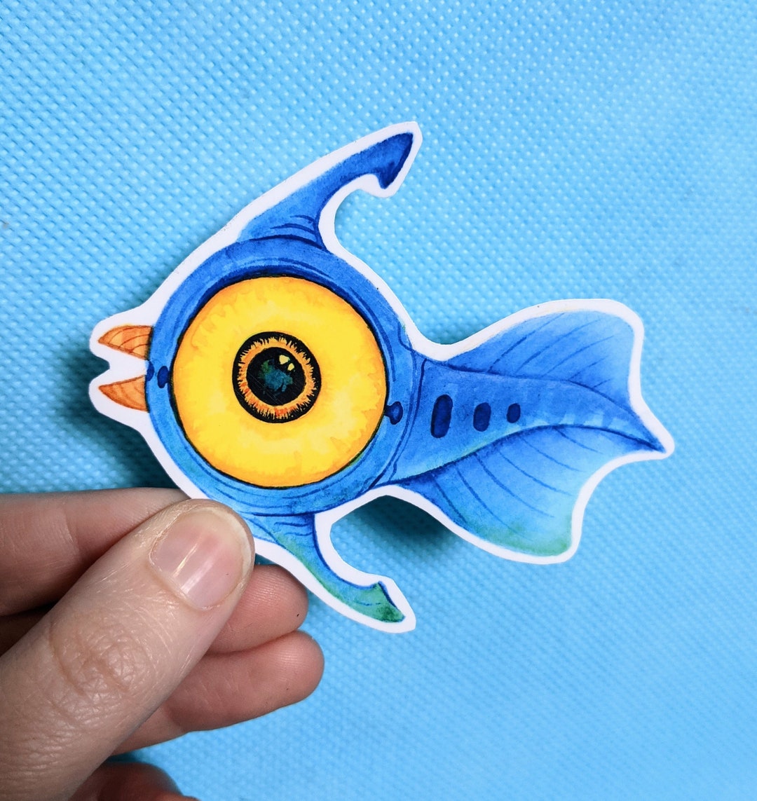 Peeper Fish Clear Vinyl Sticker - Etsy